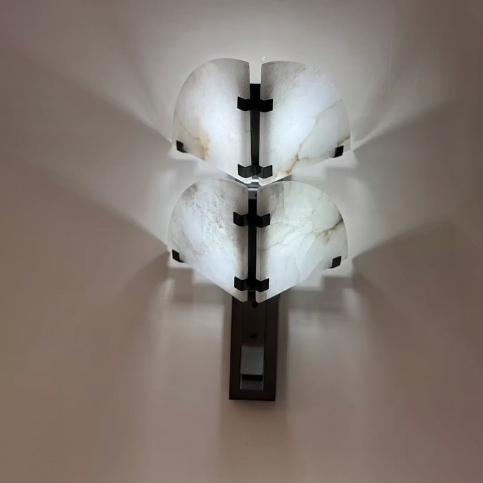 Wall Light Alabaster Modern Bedroom Lighting Fixture | Neutralighting
