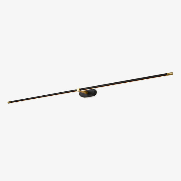 Wall Lamps Gold Black Metal Minimalist Linear Living Room | Neutralighting